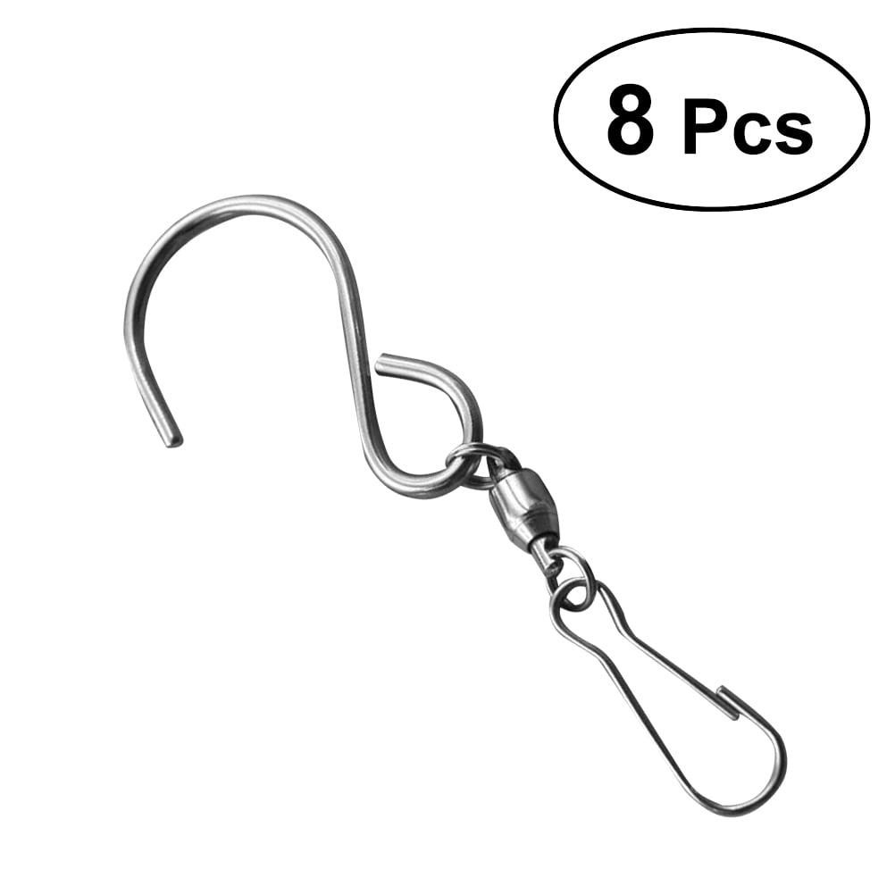 MRLESS 8 Stainless Steel Swivel Hooks for Hanging Wind Spinners ...