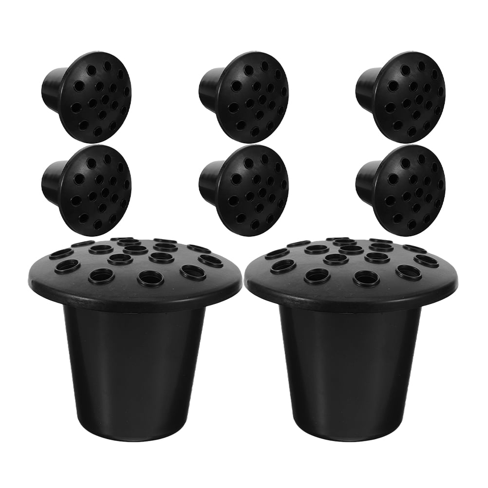 MRLESS 8-Pack Plastic Cemetery Flower Holders for Grave Decoration ...