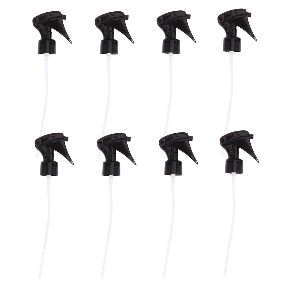 MRLESS 8pcs Trigger Sprayer Nozzle Tops for Round Neck Bottles - Black ...
