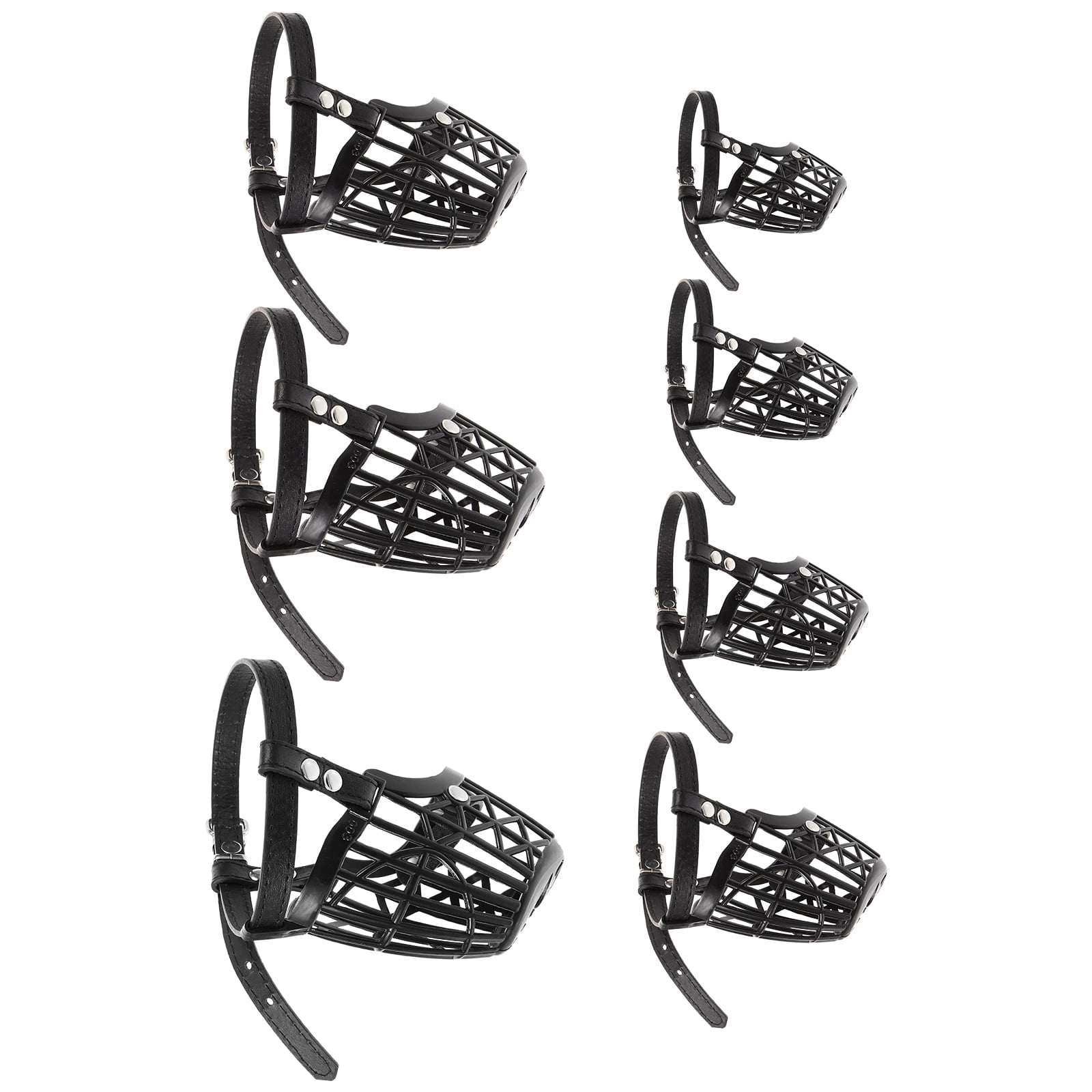 MRLESS Adjustable Pitbull Muzzle for Barking and Biting - Medium Size ...