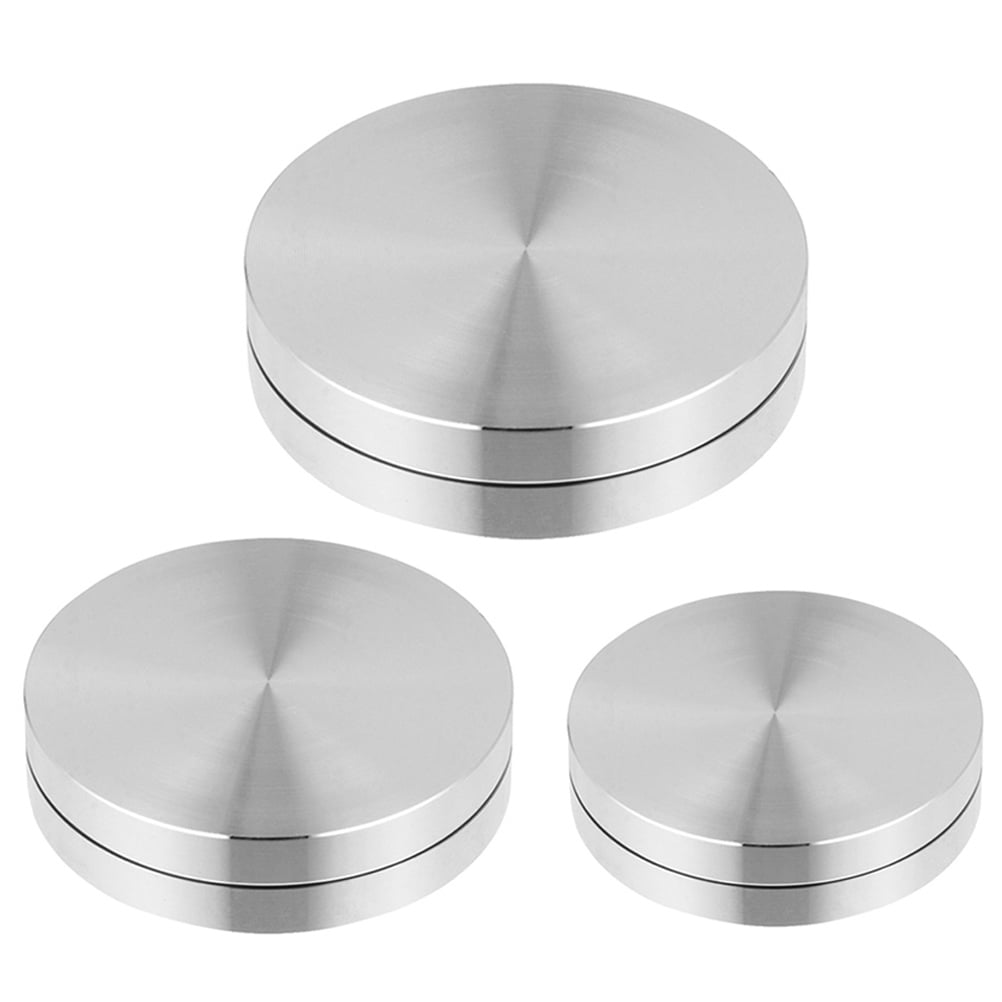 MRLESS Aluminum Circle Disc Turntable Bearing for Rotating Table (3pcs ...