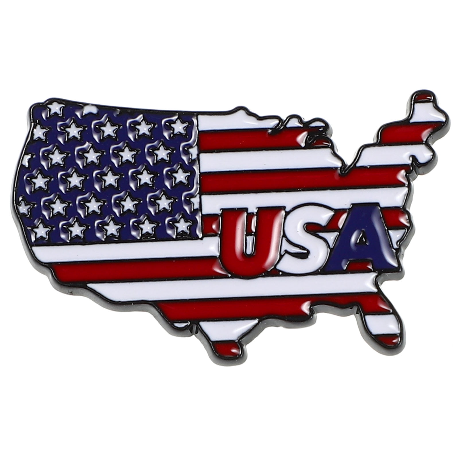 MRLESS American Flag Lapel Pins USA Waving Flag Pins United States USA ...