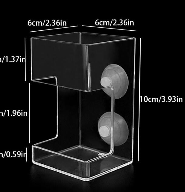 MRLESS Aquarium Fish Food Feeder Tubes Fish Tank Floating Tray Aquarium ...