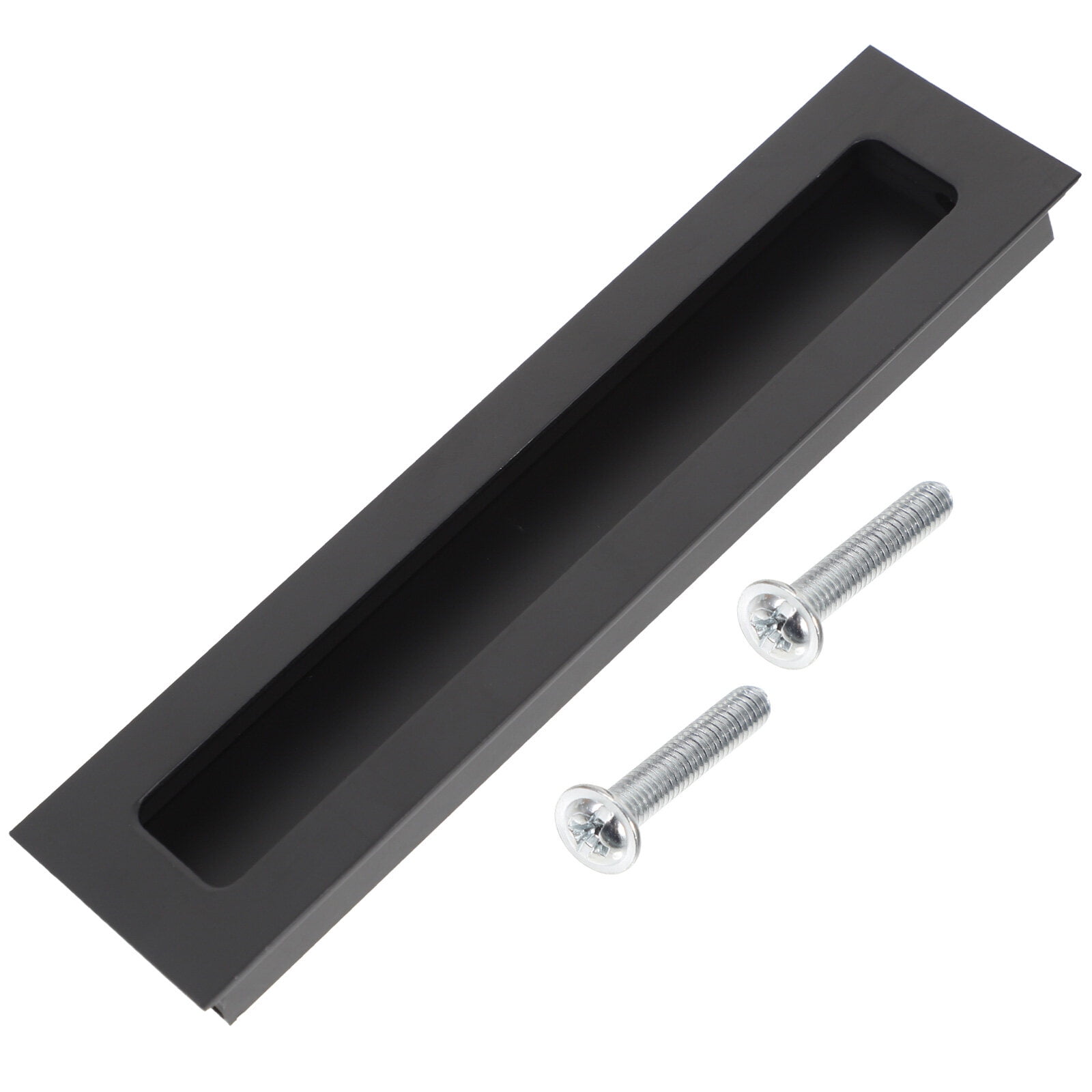 MRLESS Black Rectangular Door Handles for Cabinets and Furniture ...
