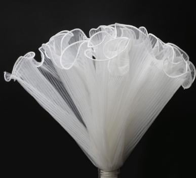 MRLESS Bouquet Wrapping Net Wrinkled Wavy Flower Wrapping Mesh 4 Yards ...