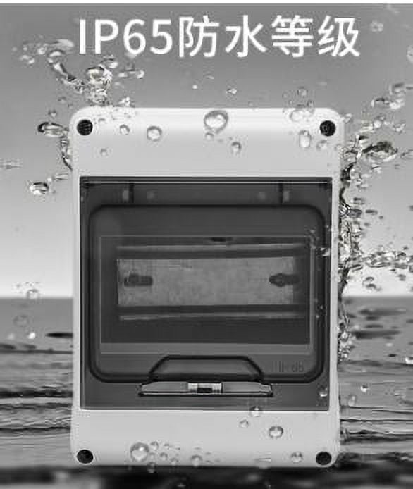 MRLESS Breaker Box Distribution Box with Clear Window 12 Way IP65 Clear ...