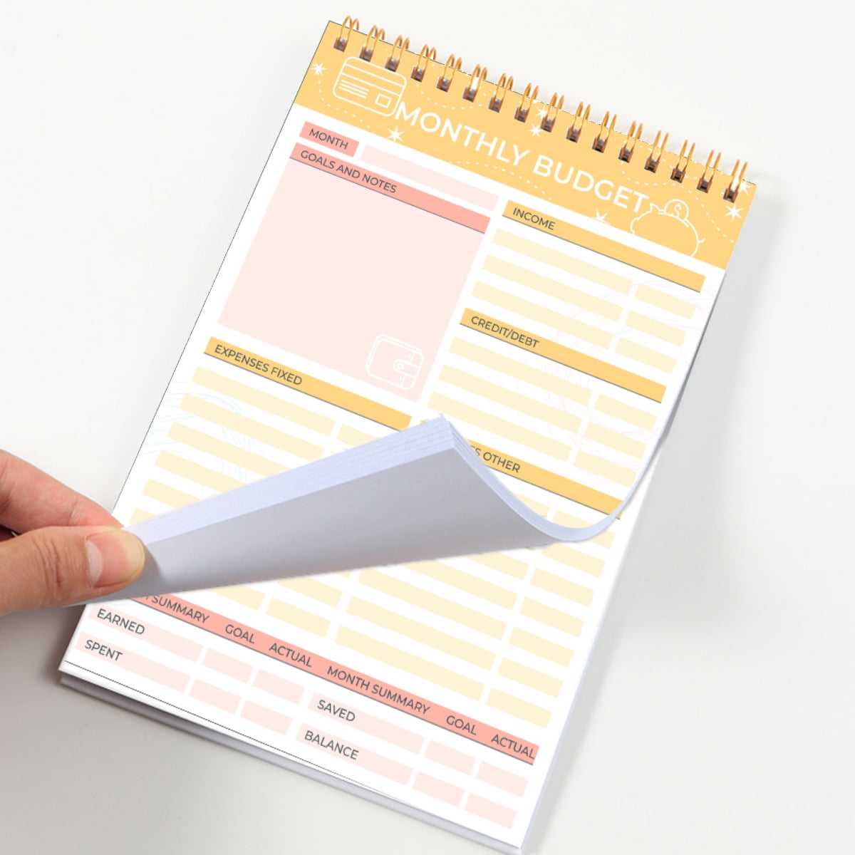 MRLESS Budget Planner Notebook Monthly Expense Tracker Goal Book Budget ...