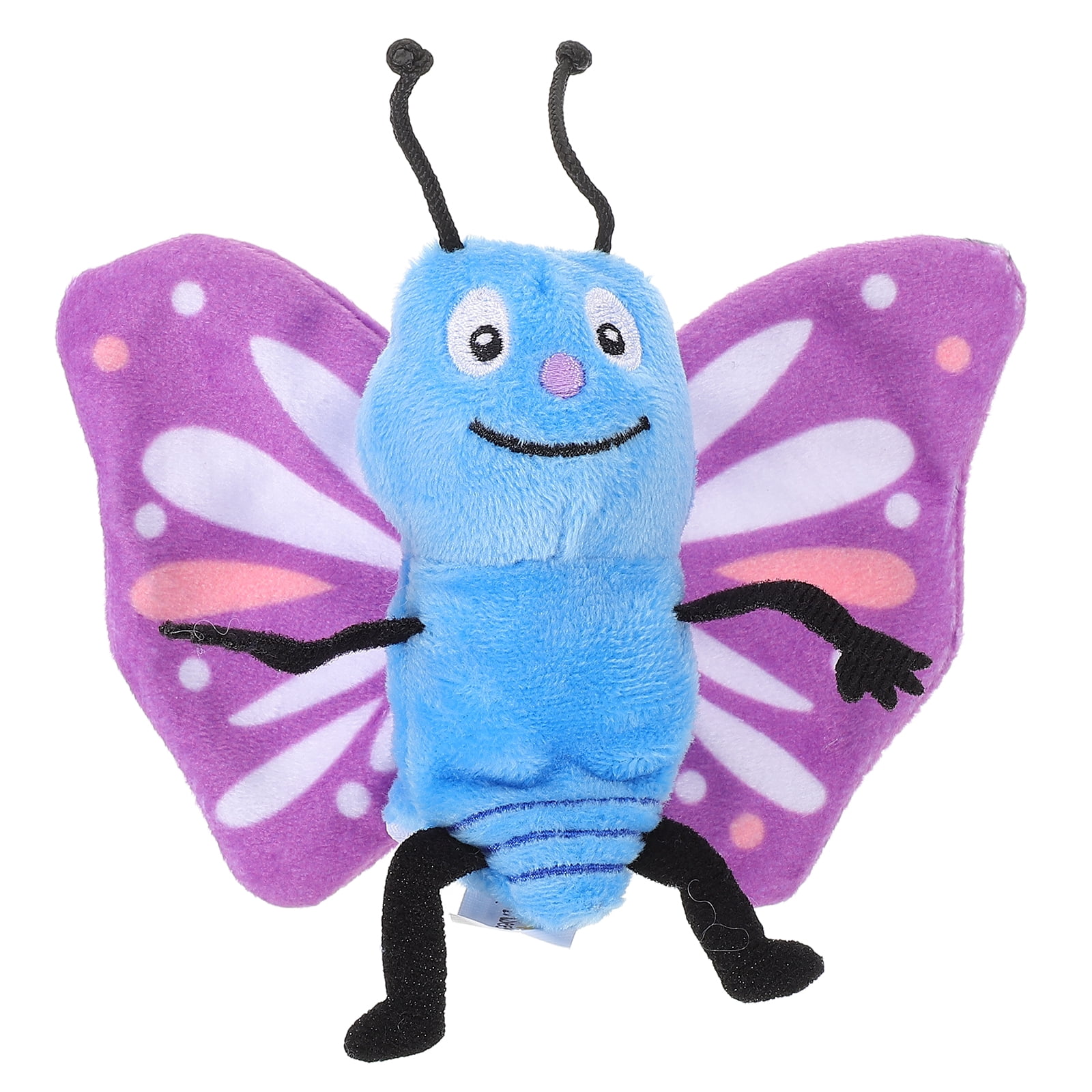 MRLESS Butterfly Plush Hand Puppet Soft Butterfly Puppet Stuffed Animal ...