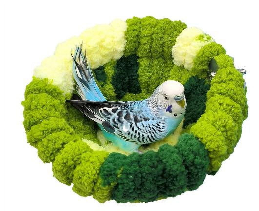 MRLESS Parakeet Cage Bird Nest Winter Breeding Bed Snuggle Hut Sleeping ...