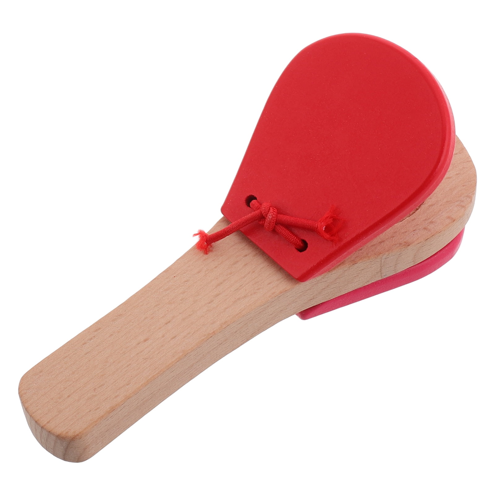 MRLESS Castanets Wooden Musical Instrument Long Handle Finger Castanets ...