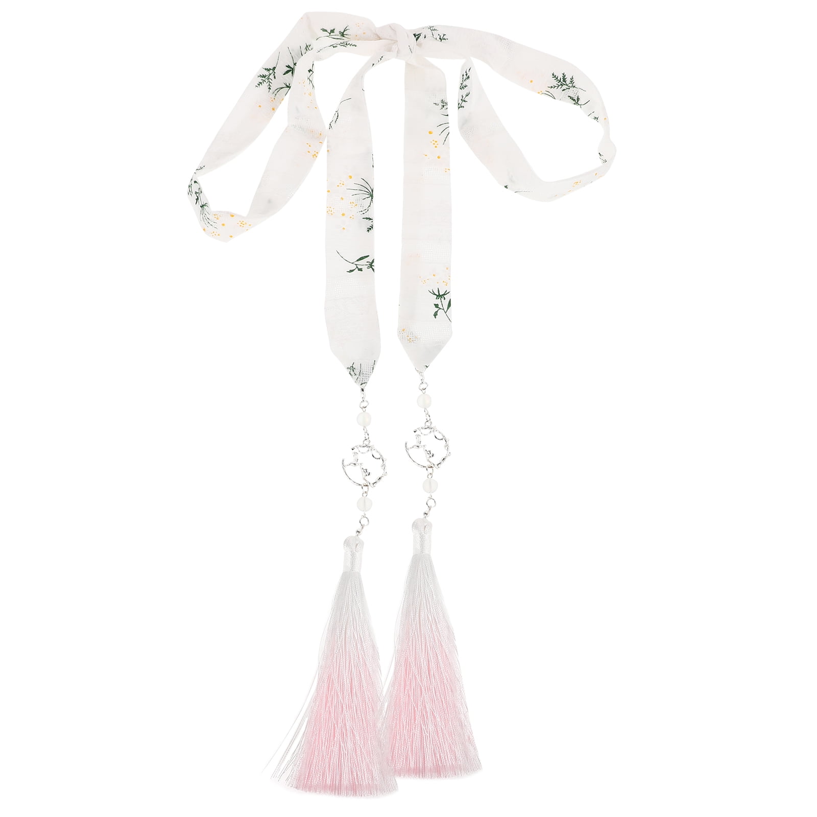 MRLESS Chinese Hair Ribbons Gradient Tassel Hair Rope Traditional Hair ...