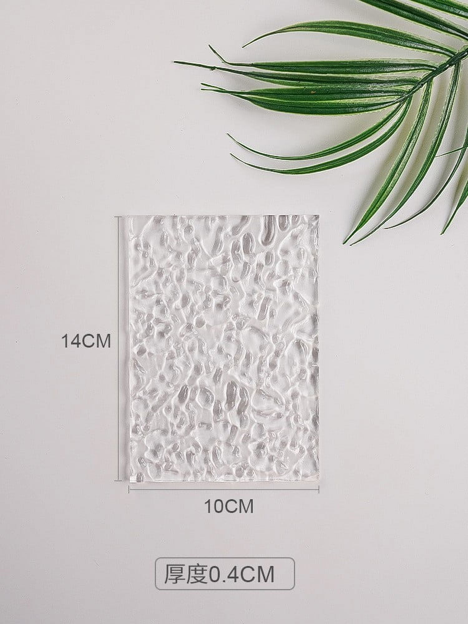 MRLESS Clear Acrylic Panel with Water Ripple Texture Transparent ...