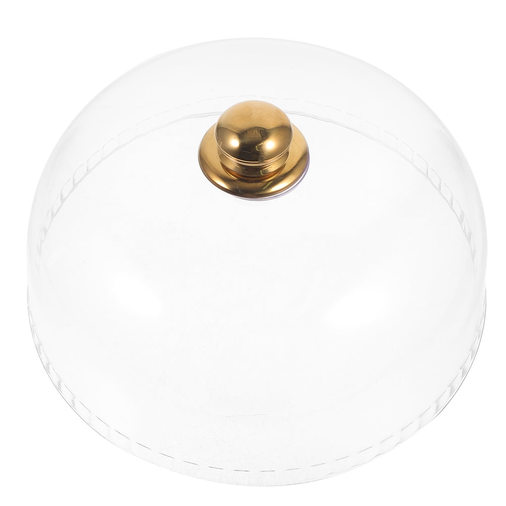 MRLESS Clear Cake Dome Lid for Food Storage Transparent Cover for ...
