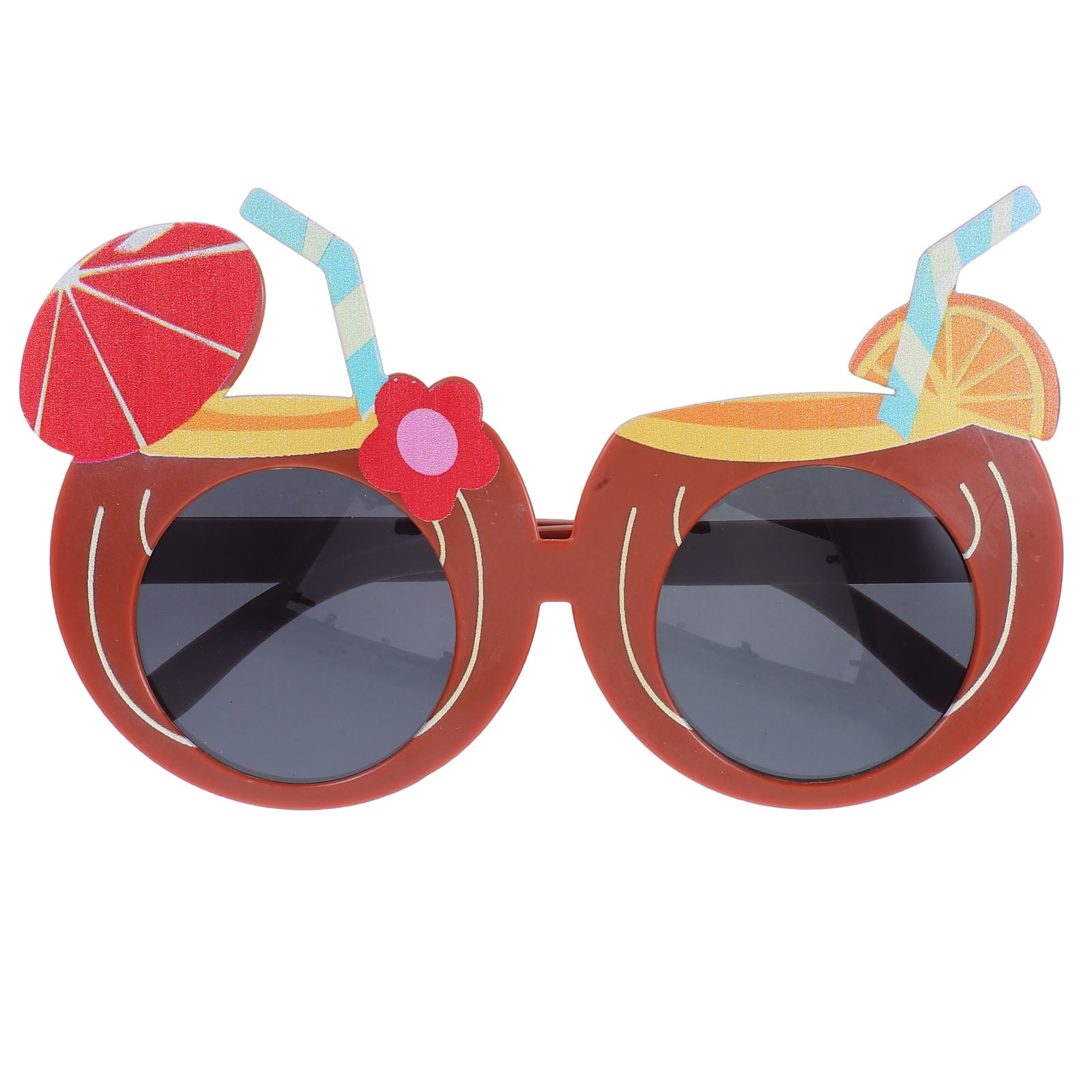 MRLESS Coconut Sunglasses Hawaiian Eyeglasses For Beach Parties Fun ...
