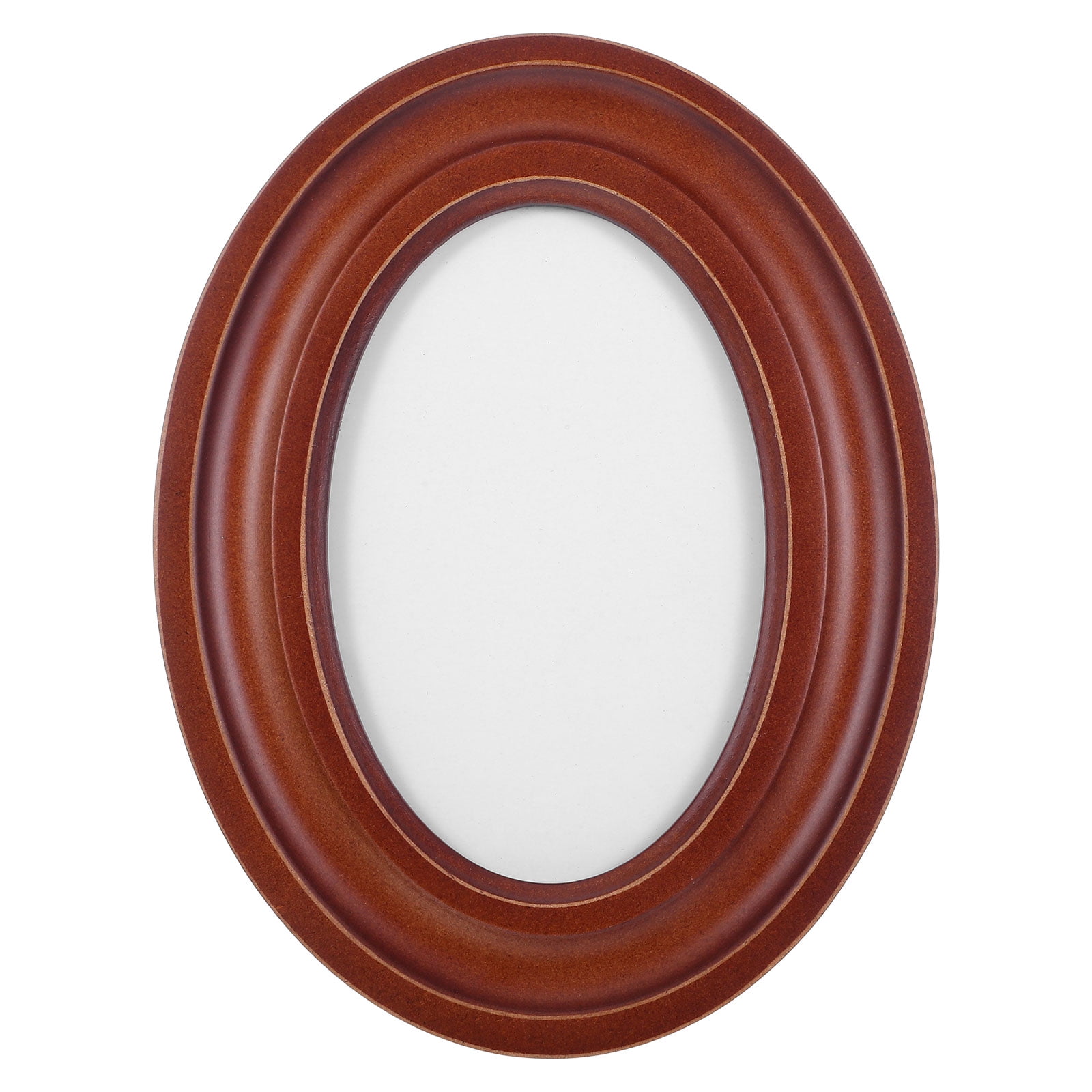 MRLESS Artistic Oval Wooden Photo Frame, Creative Wood Picture Frame ...