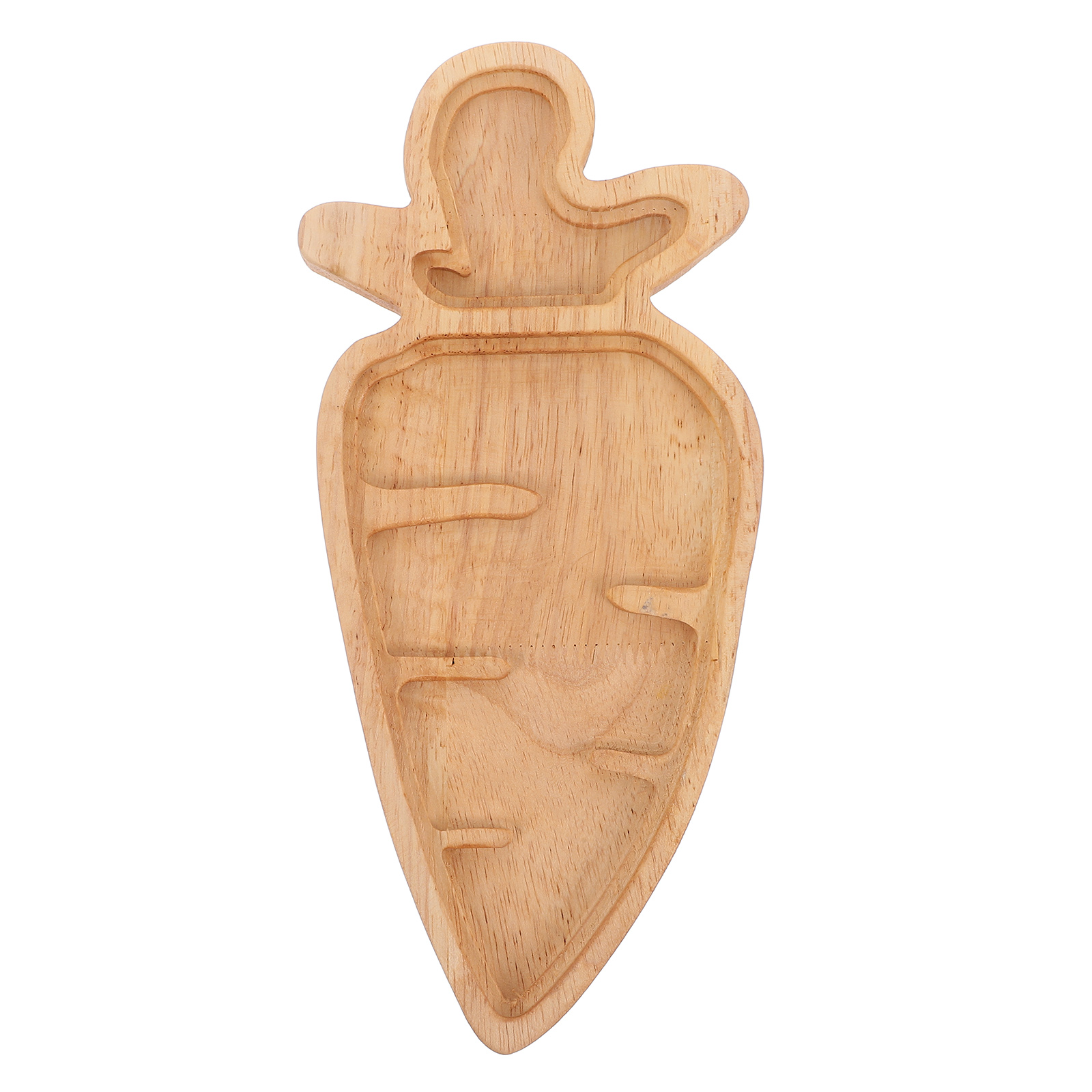 WEUVEB Wooden Easter Rabbit Tray Solid Wood Serving Platter for Fruits ...