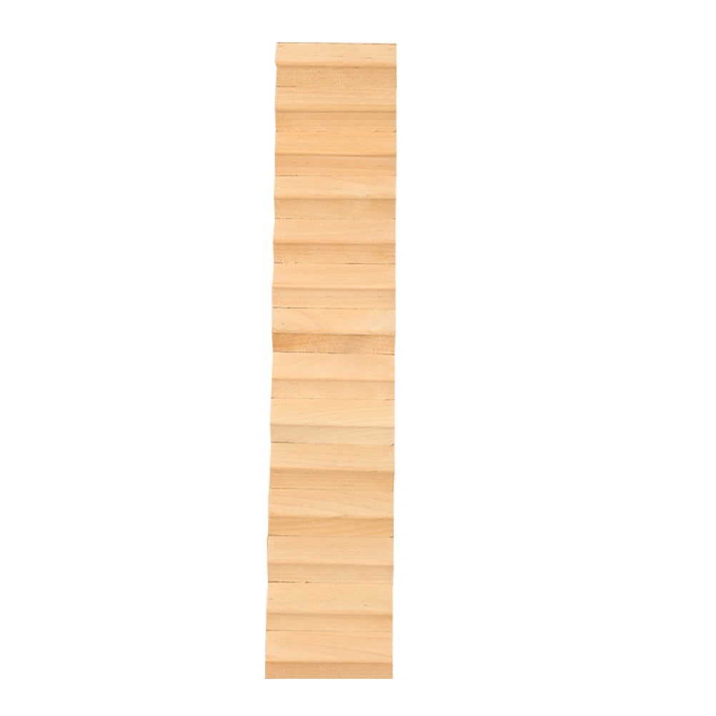 MRLESS DIY Dollhouse Accessories 1:12 Scale Wooden Stairs Unpainted ...