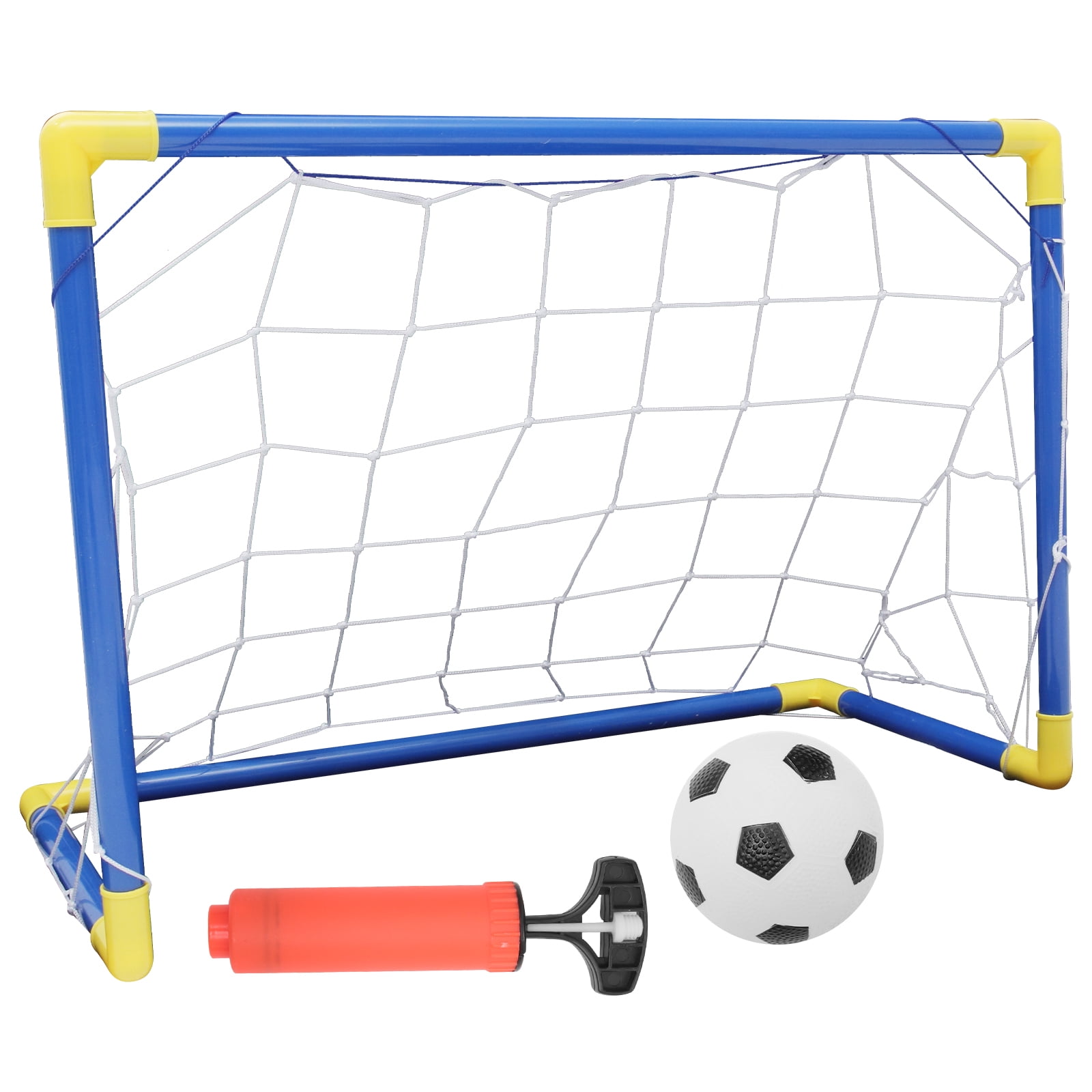 MRLESS Detachable Mini Soccer Goal Net for Kids with Ball and Inflator ...