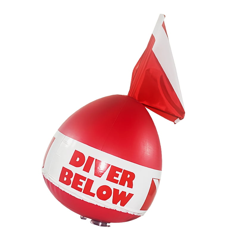 MRLESS Diver Below Floater With Dive Flag Inflatable Dive Flag Float ...