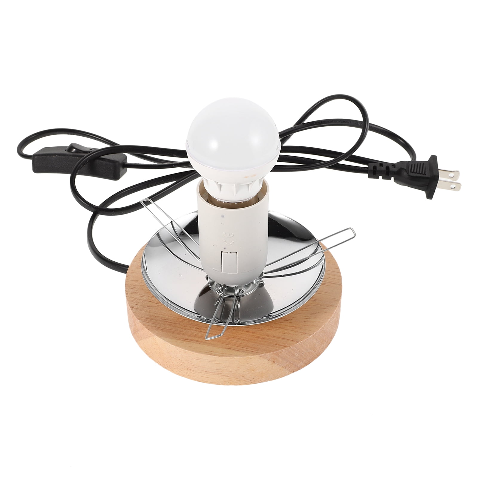 MRLESS Diy Table Lamp Kit With E27 Screw Light Bulb Socket And Glass ...