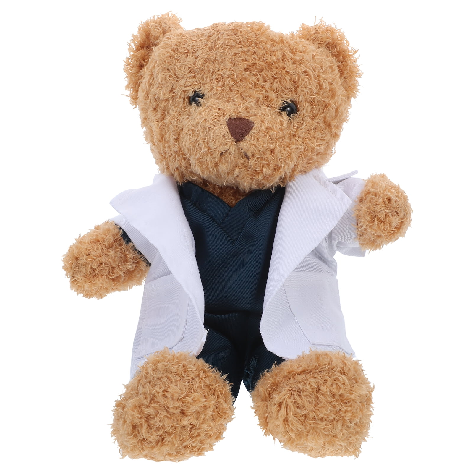 MRLESS Doctor Bear Plush Toy Cute Stuffed Animal with Medical Coat for ...