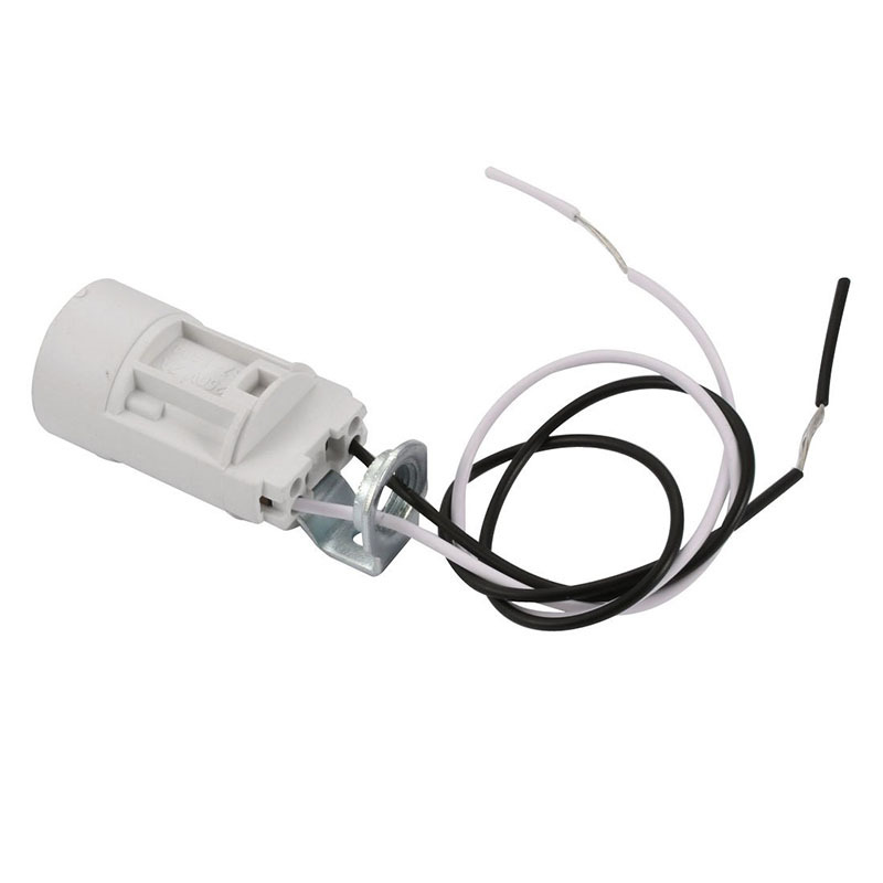 MRLESS E14 Screw Lamp Holder With Wire For Candelabra Base Lamp Socket ...