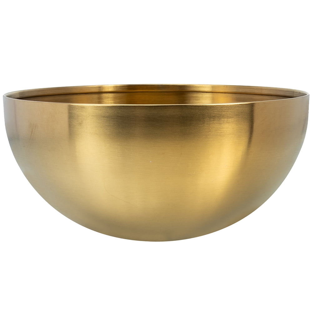 MRLESS Gold Stainless Steel Salad Mixing Bowls 20cm - Nesting Snacks ...