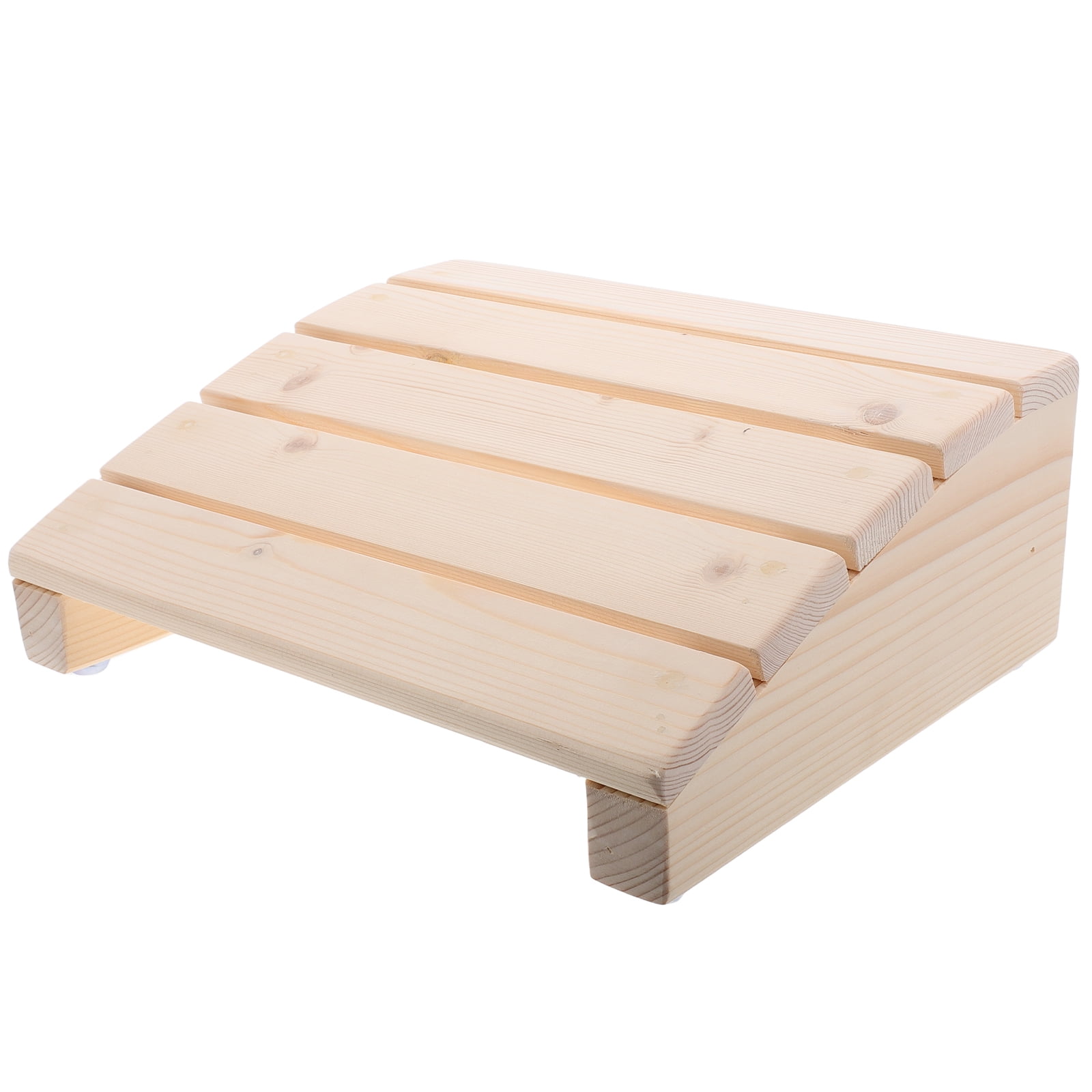 MRLESS Kids Wooden Step Stool Elevated Piano Foot Rest Ergonomic Wood ...