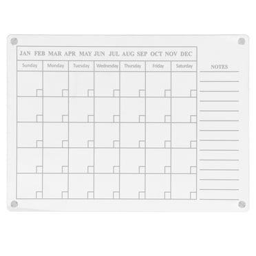 "WallDeca Large Monthly Dry Erase Whiteboard Calendar Planner: Big ...
