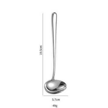 Hvanam Kitchen Soup Ladle 304 Stainless Steel Punch Metal Luminous ...