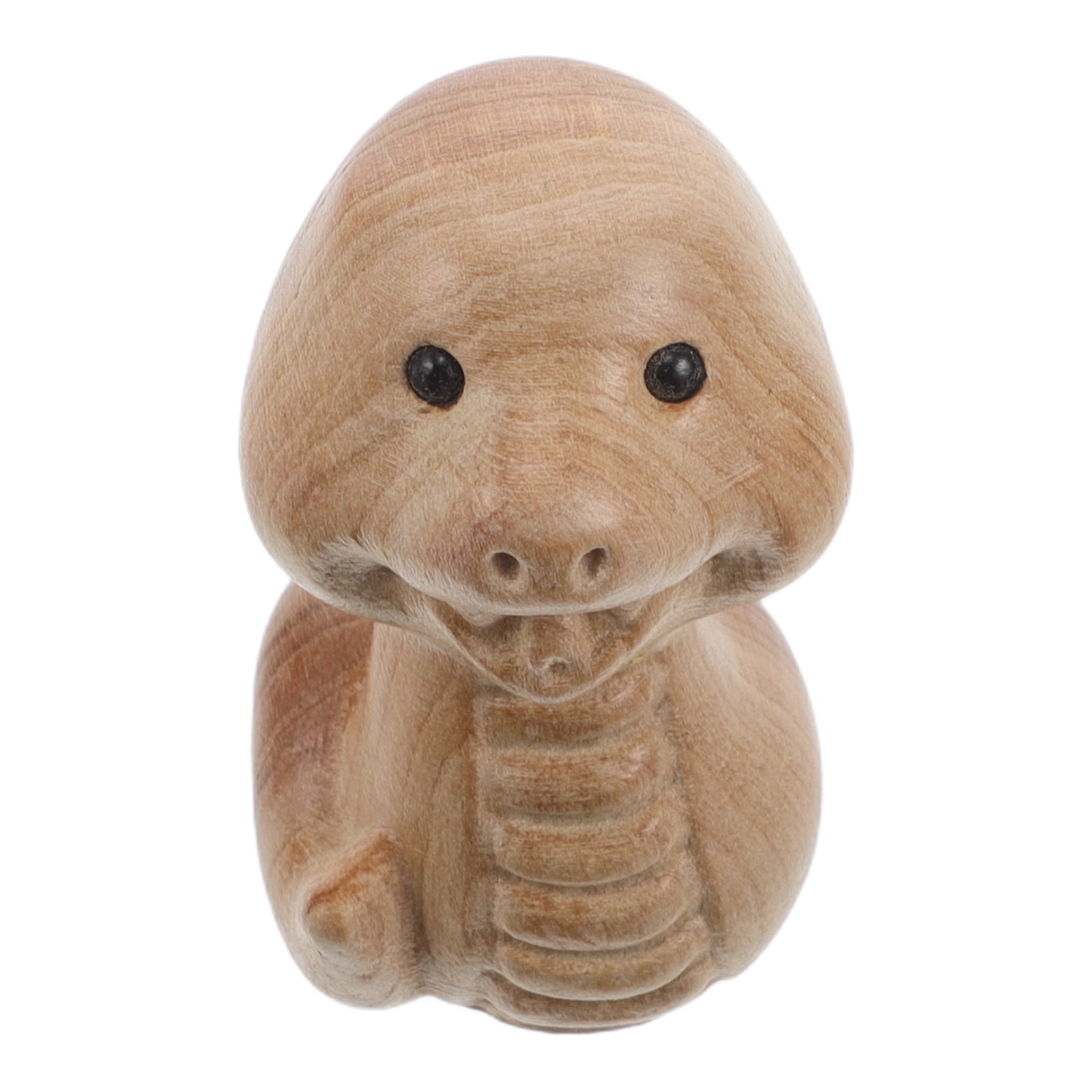 MRLESS Mini Wood Carved Snake Statue For Tabletop Decoration Feng Shui ...