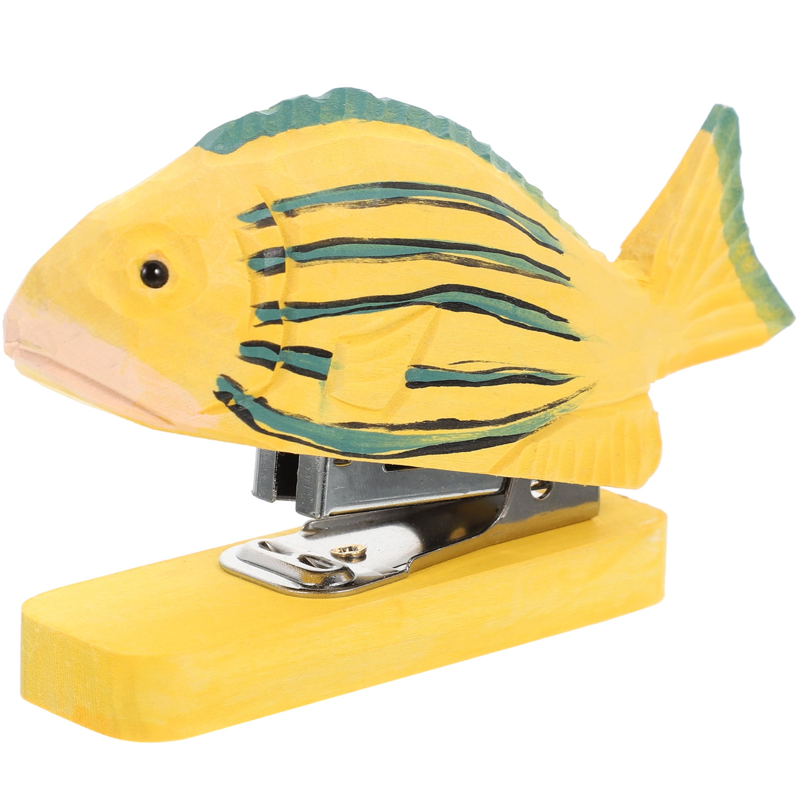 MRLESS Mini Wooden Fish Stapler for Office Decor & Stationery - Walmart.com