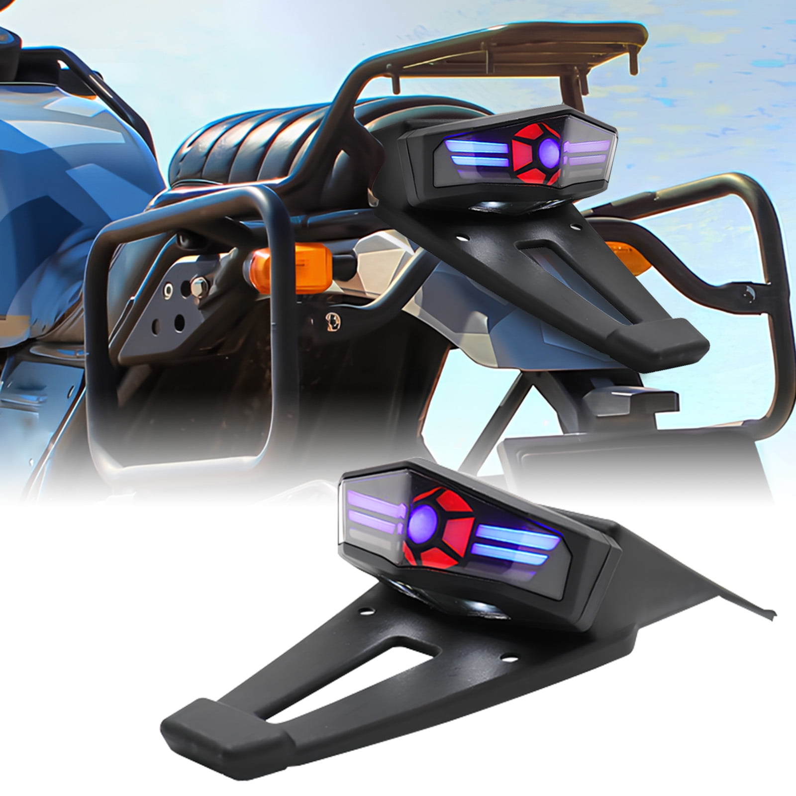 MRLESS Motorcycle Taillight Rear Brake Light Motor Riding Turn Signal ...