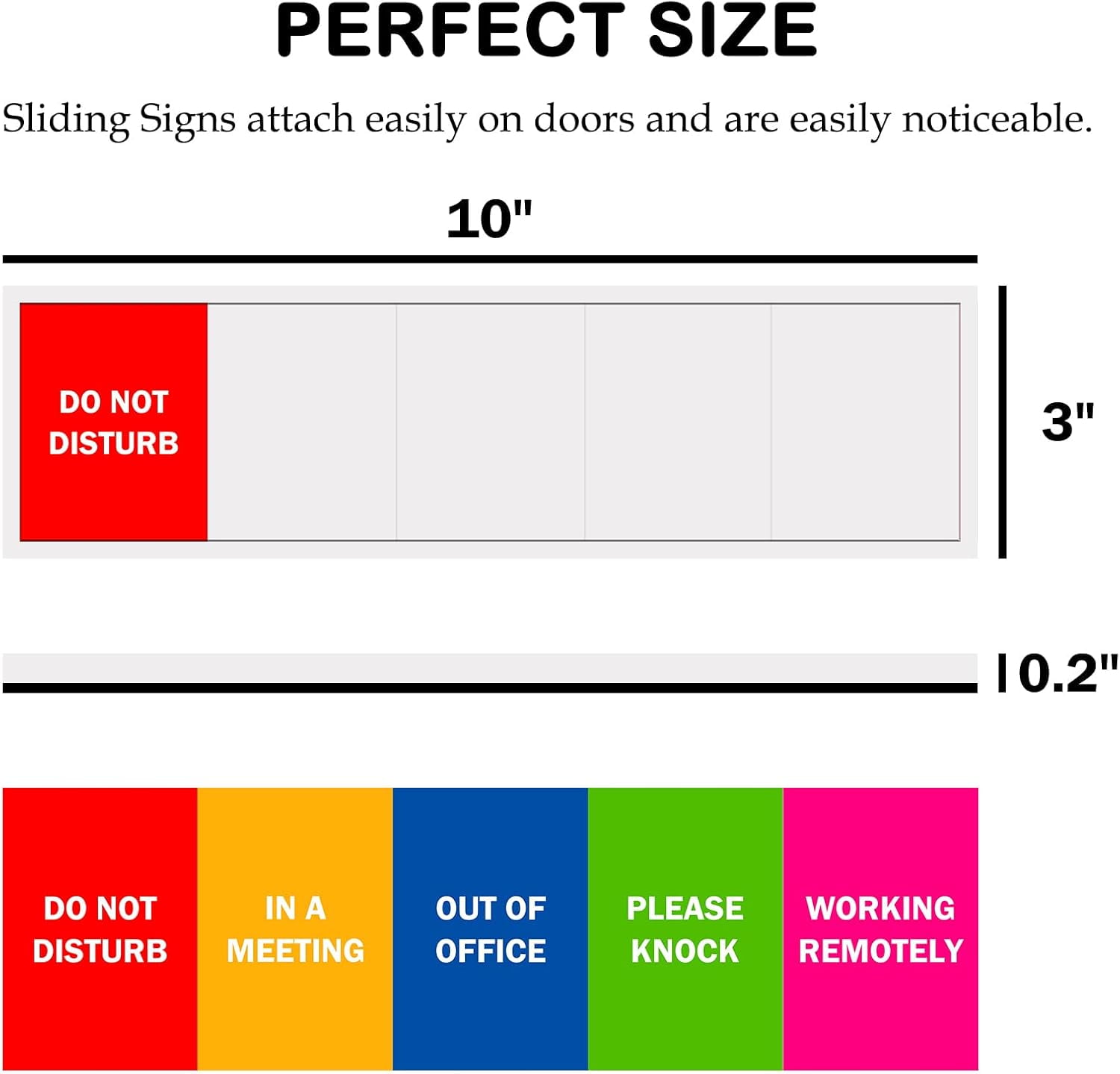 MRLESS Office Door Sign Out Of Office Please Knock In Meeting Acrylic ...