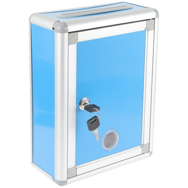 MRLESS Outdoor Wall Mount Mailbox Retro Locking Letter Box - Walmart.com