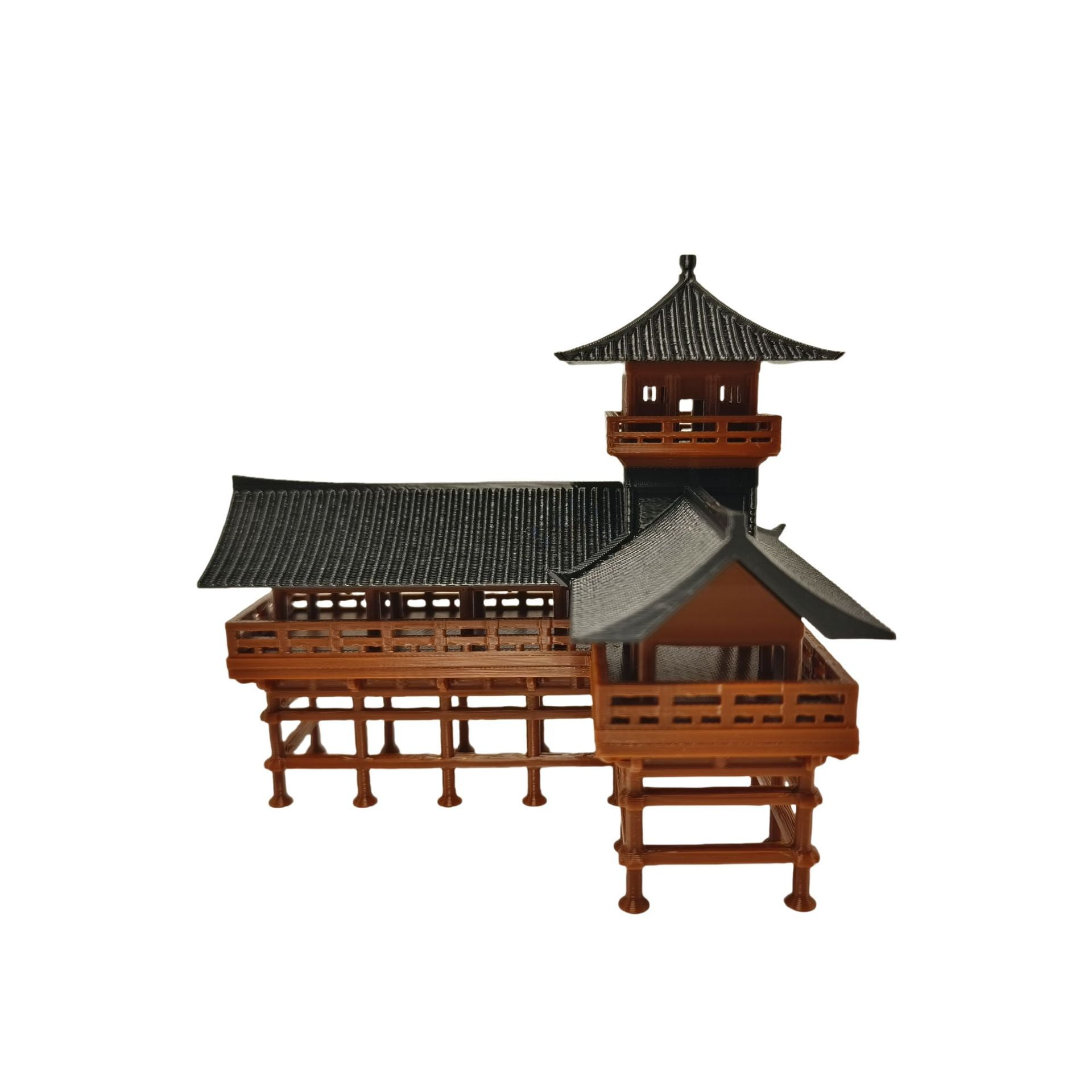 MRLESS Pavilion Model Statue Plastic Pavilion Model Desktop Pavilion ...