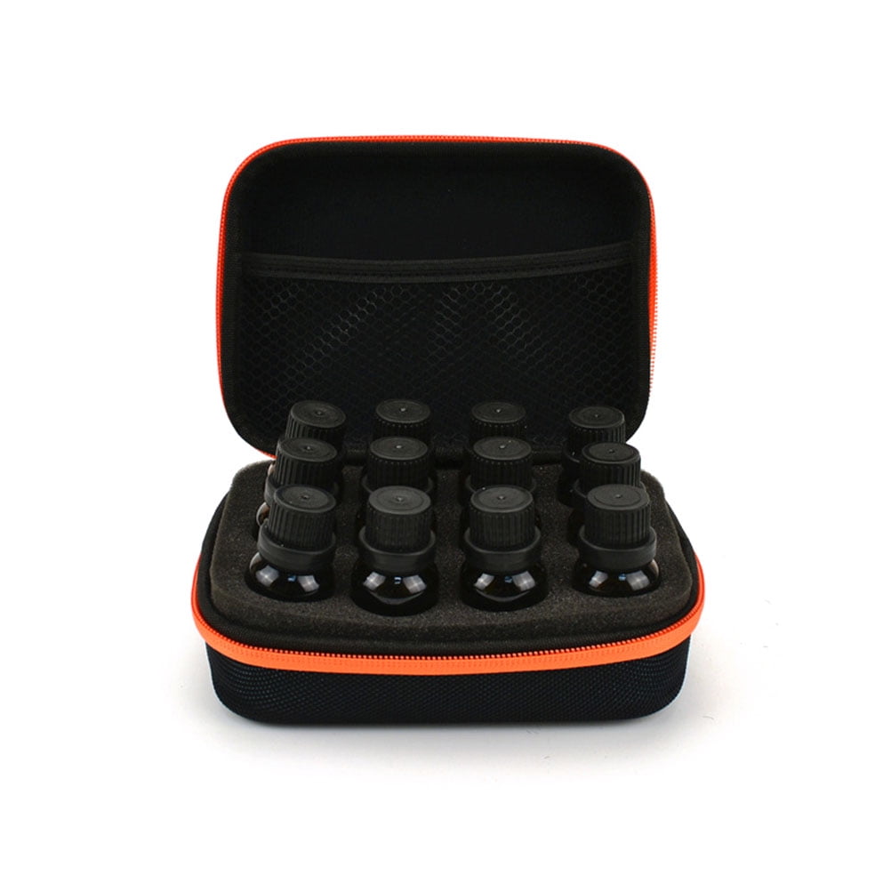 MRLESS Portable Essential Oil Storage Case - Black/Orange - Walmart.com