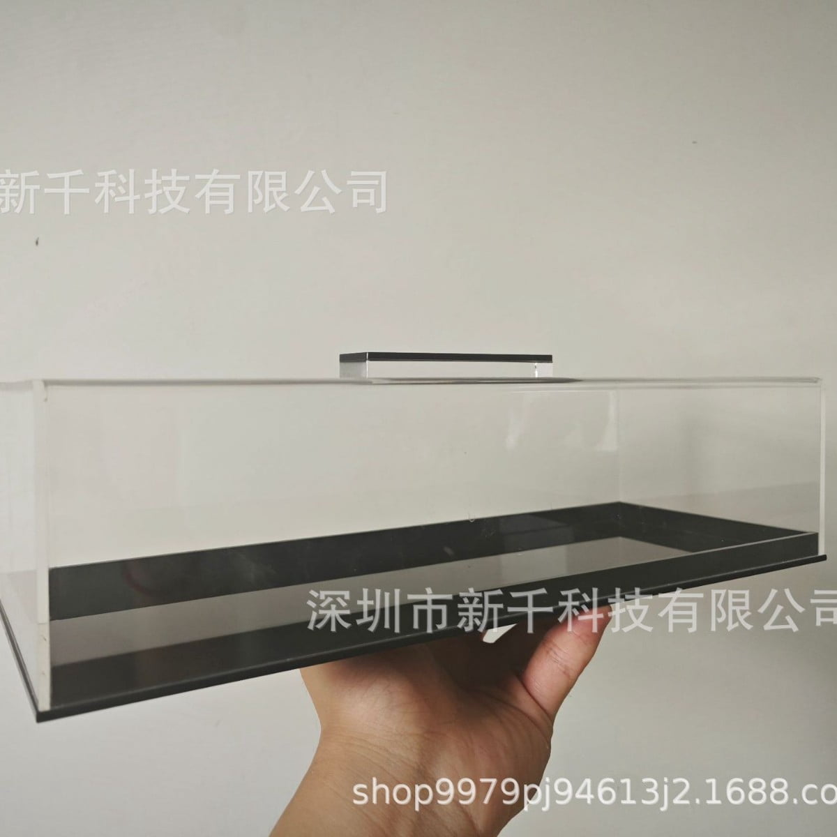 MRLESS Rectangular Acrylic Cake Stand With Lid Multifunctional Dessert ...