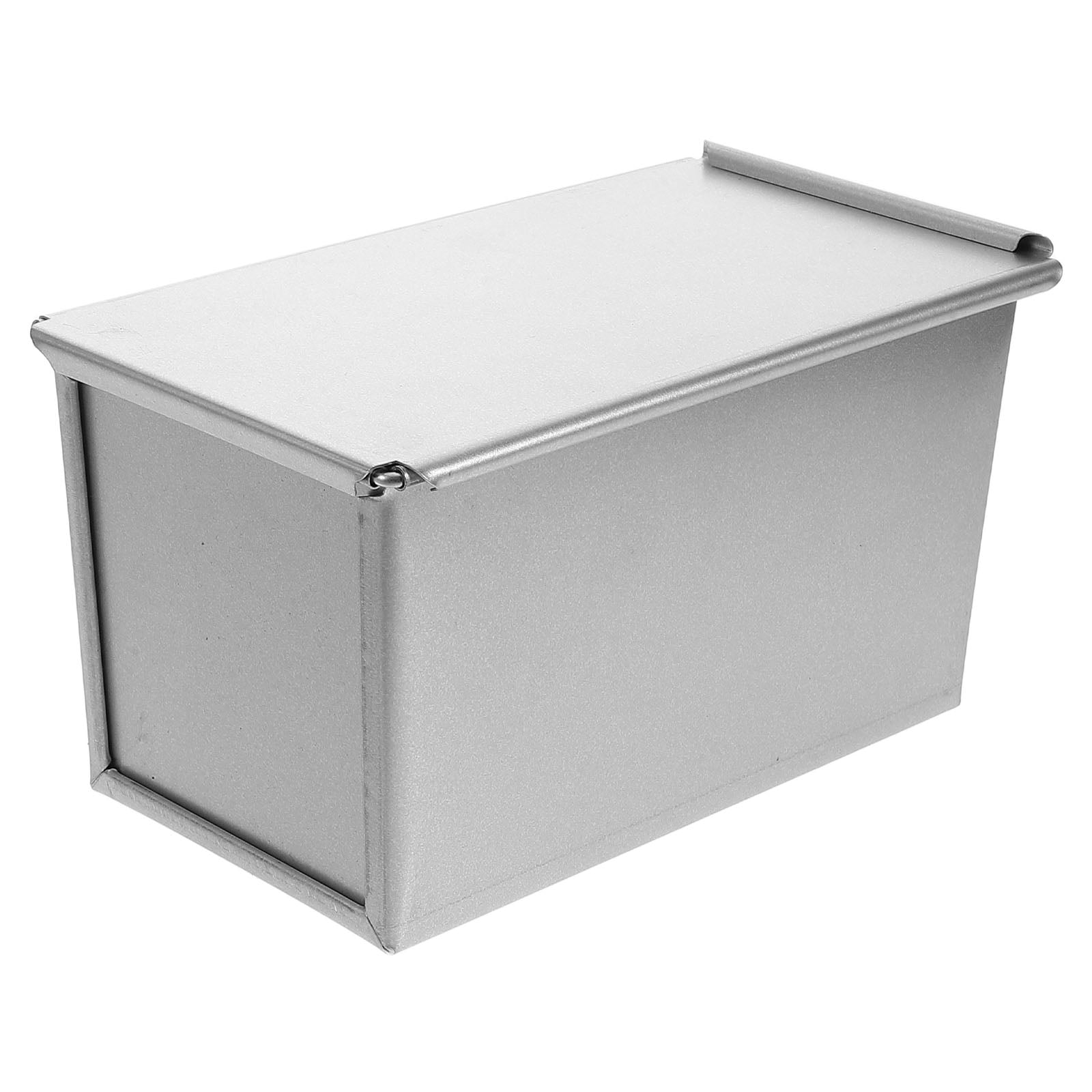 MRLESS Rectangular Bread Loaf Container Aluminum Bread Box Non-Stick ...