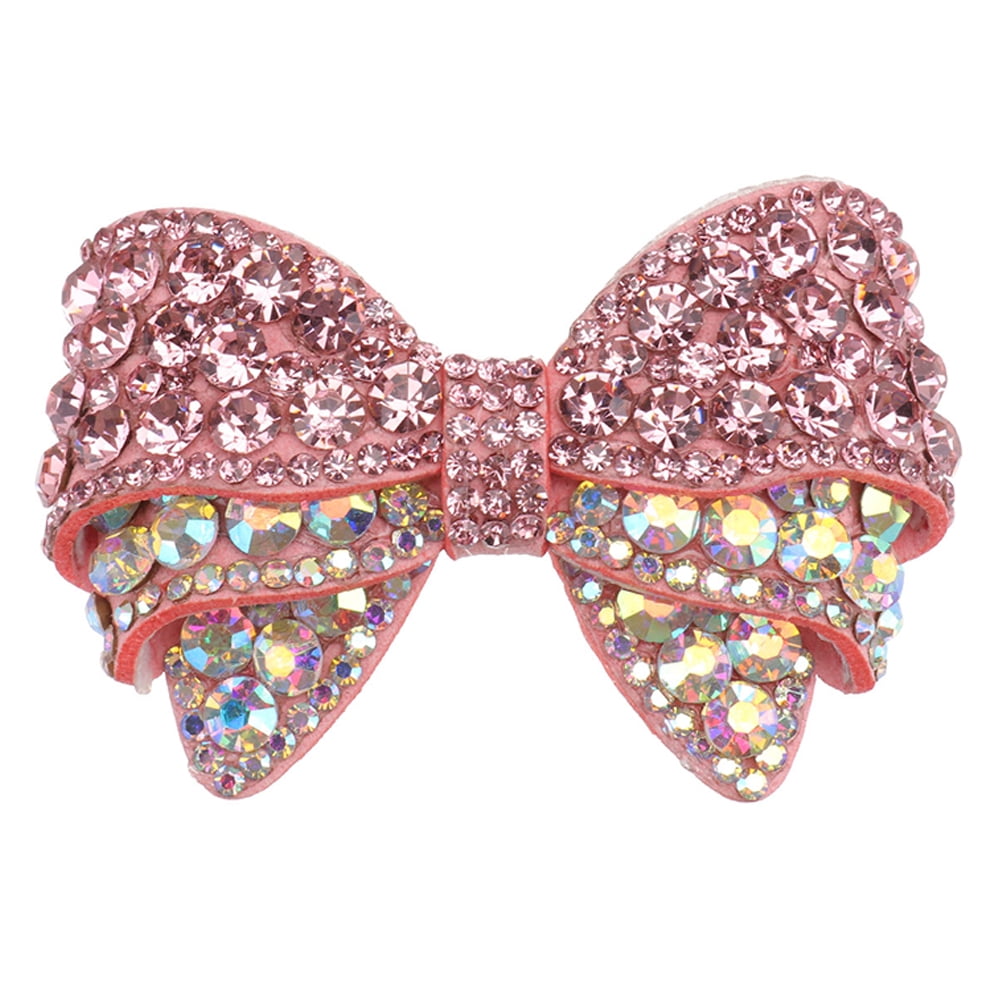 MRLESS Rhinestone Bow Shoe Clips for Women Removable Bowknot Shoe ...