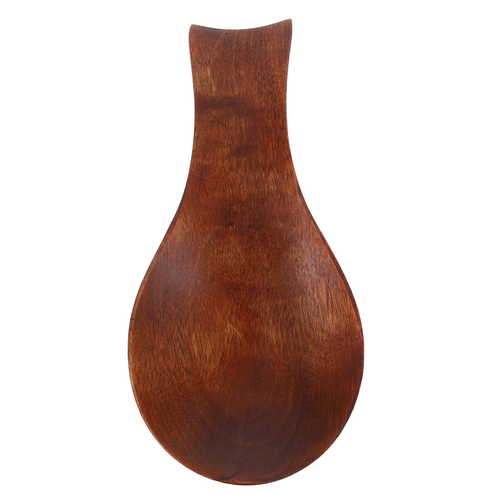MRLESS Rustic Wood Spoon Rest For Kitchen, Countertop Spoon Holder For ...