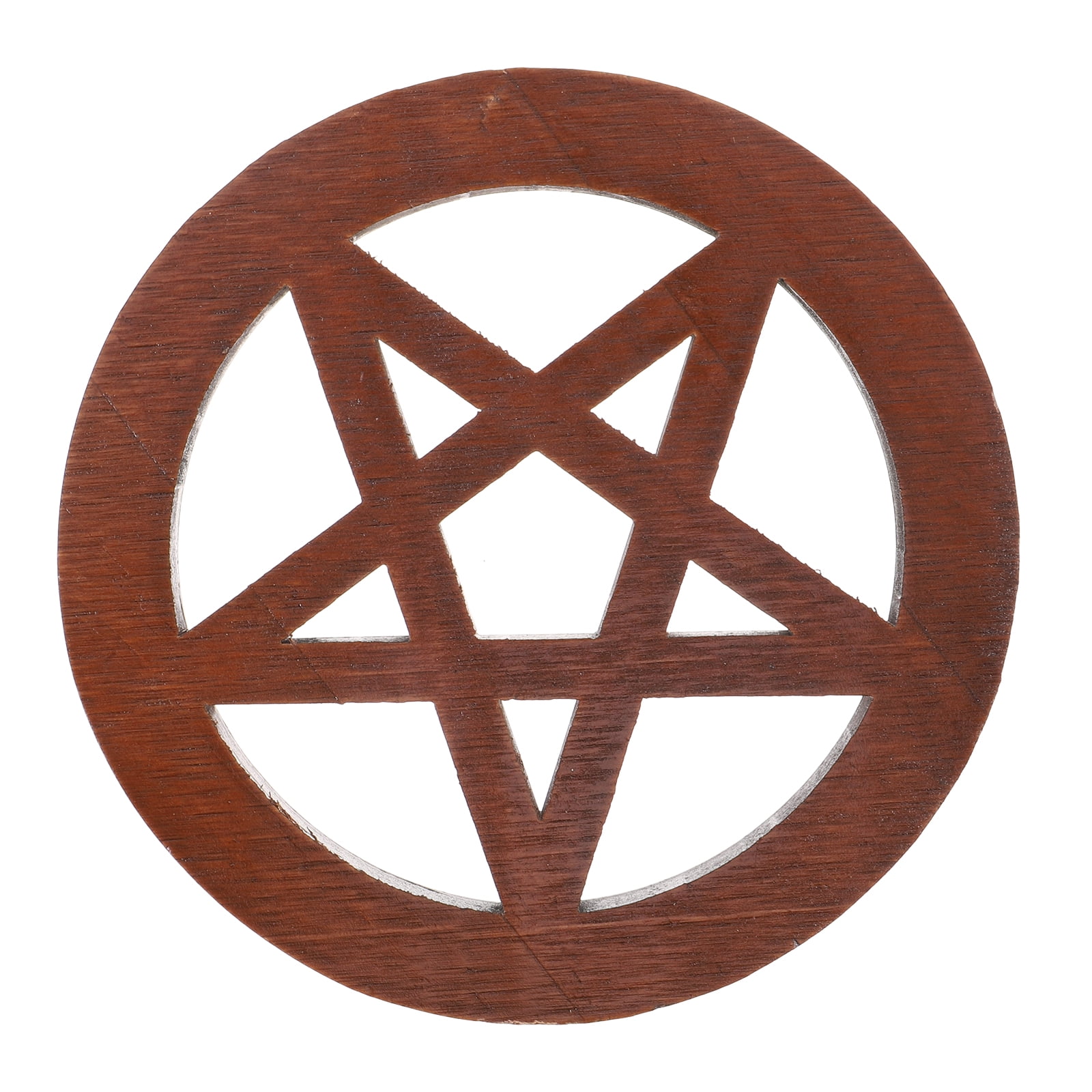 MRLESS Rustic Wooden Pentacle Altar Tile for Wicca Pagan Spells & Decor ...