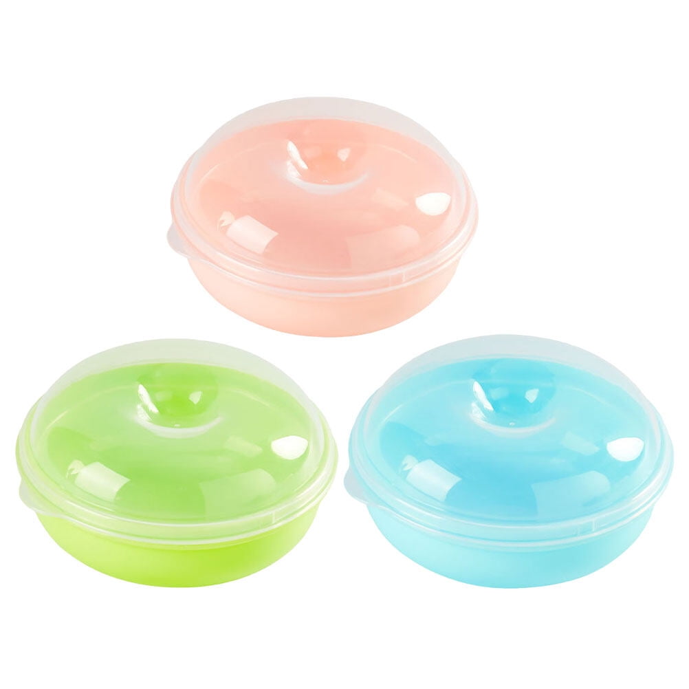 MRLESS Sandwich & Food Containers 3Pcs Clear Mini Boxes for Sweets ...