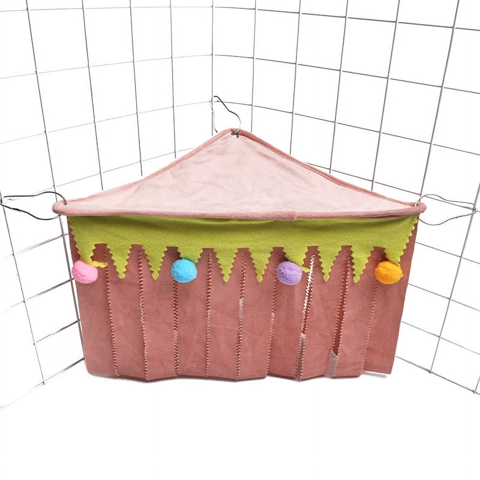 MRLESS Small Animal Corner Hideout Fleece Corner House Hideaway Hanging ...
