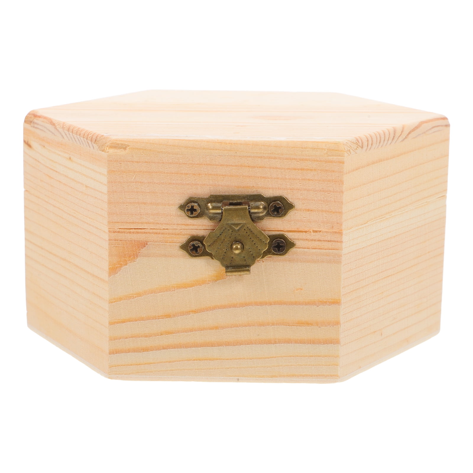 MRLESS Small Wooden Storage Box with Lid for Jewelry, DIY Crafting ...