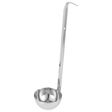 YBM Home Soup Ladle, Stainless Steel Gravy Soup Spoon with Ergonomic ...