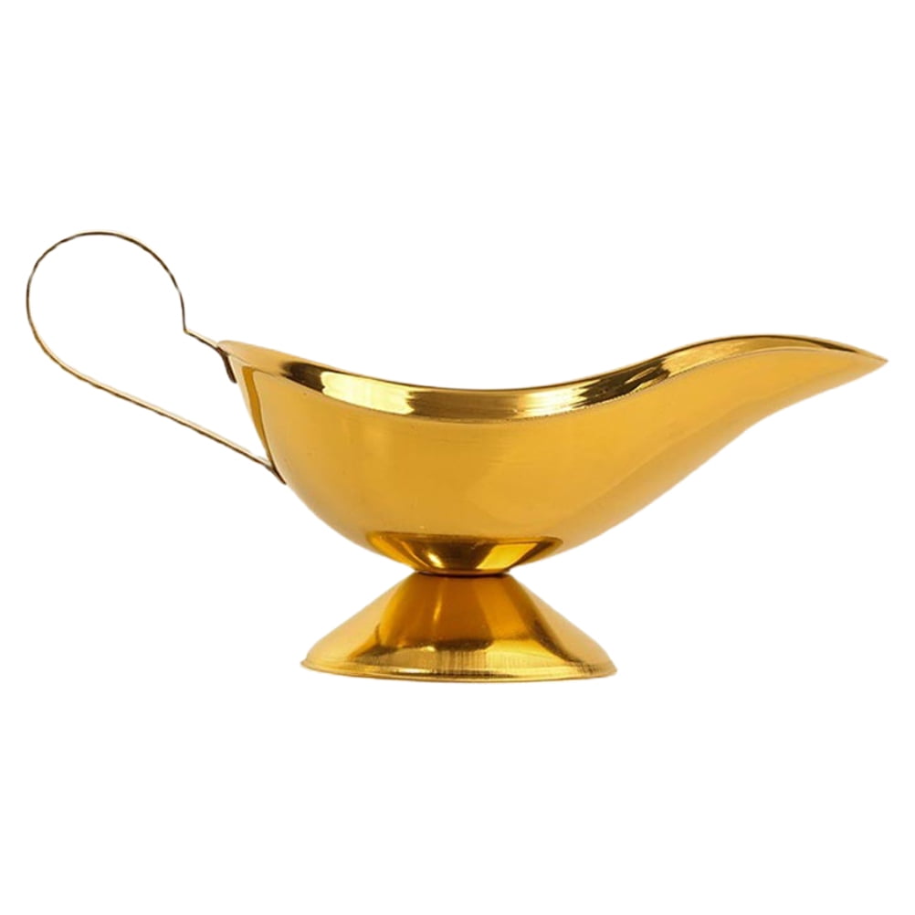 MRLESS Stainless Steel Gravy Boat Sauce Dispenser For Steak Condiment ...