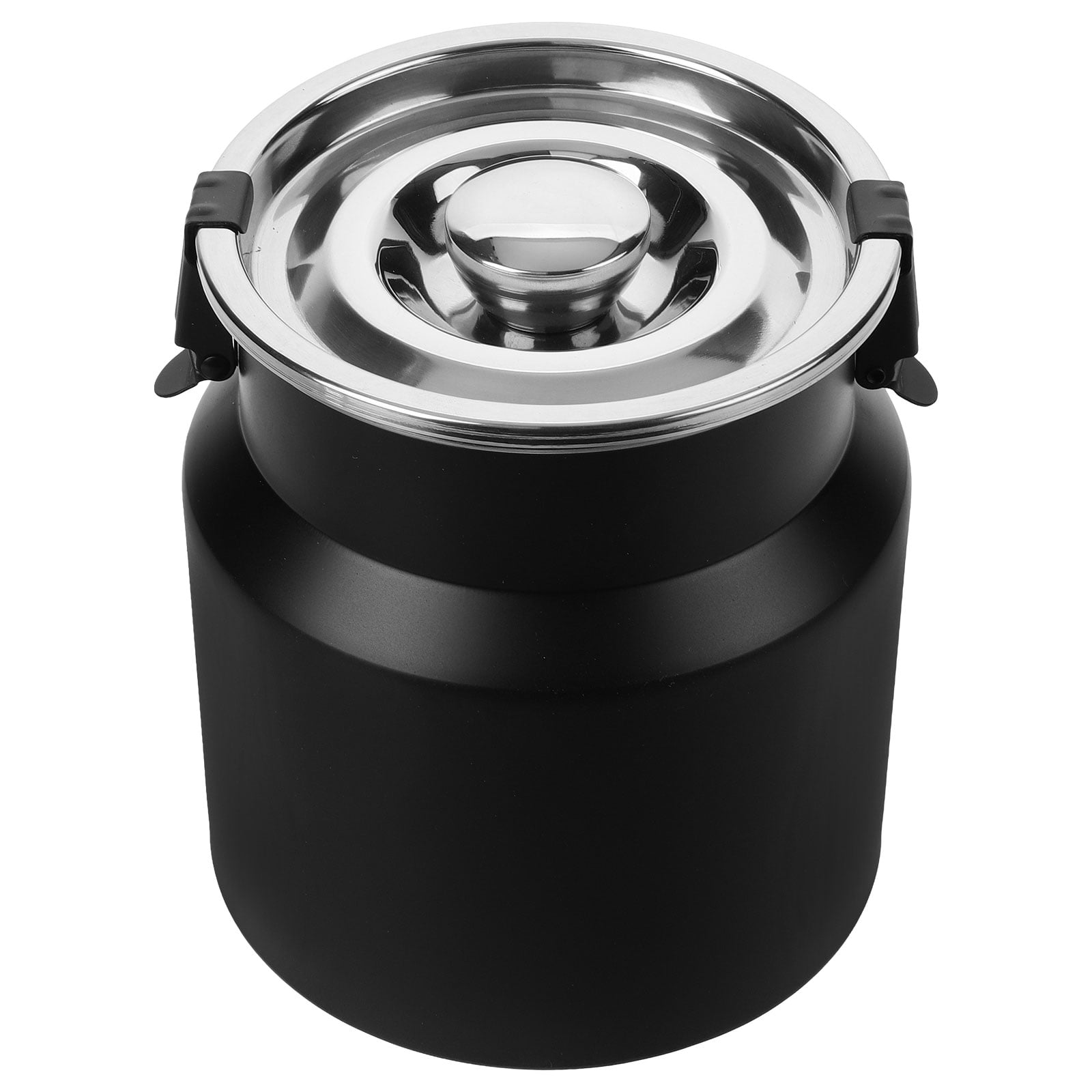 MRLESS Stainless Steel Milk Container Metal Seal Jug Grease Cereals ...