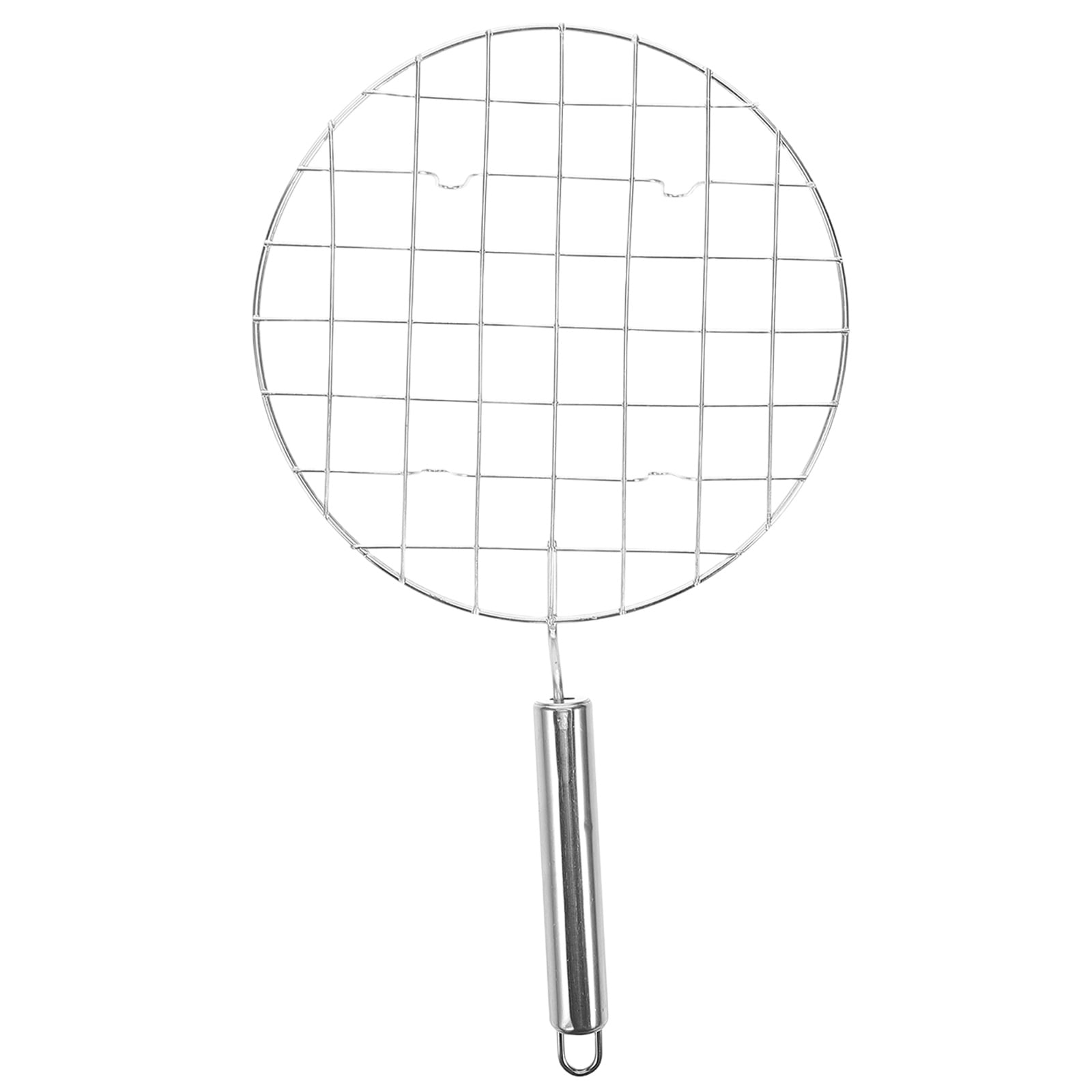 MRLESS Stainless Steel Round Grill Net Roasting Net Wire Roaster Rack ...