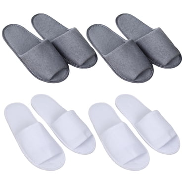 Bulk 12 Pairs Disposable House Slippers for Family, Guests - Mixed ...